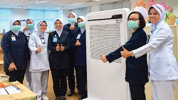 Covid-19 Breaking News! MayAir Donated Air Purifier To Combat Pandemic