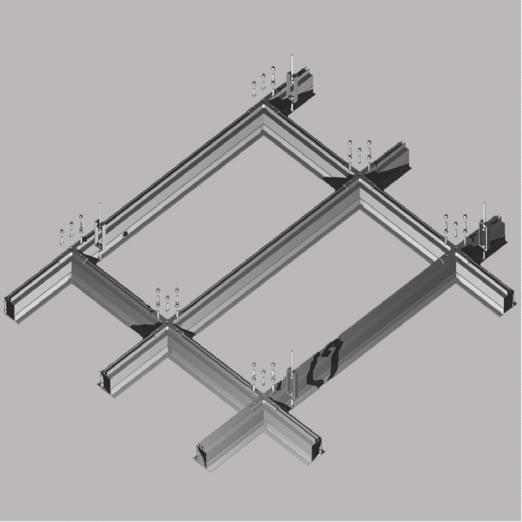 CK5000 Heavy Duty Walkable Flush Grid Ceiling System | MayAir Malaysia